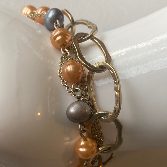 Premier Designs | Jewelry | Signed Premier Designs Faux Pearl Chain ...